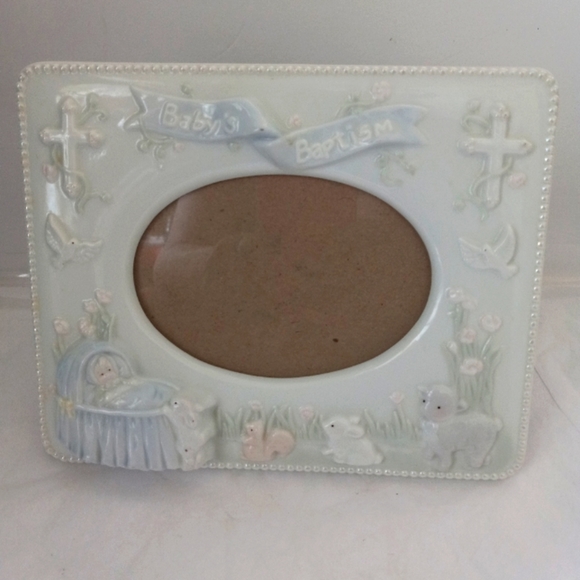Russ Berrie | Accents | Russ Berrie Hand Painted Baby Oval Frame ...